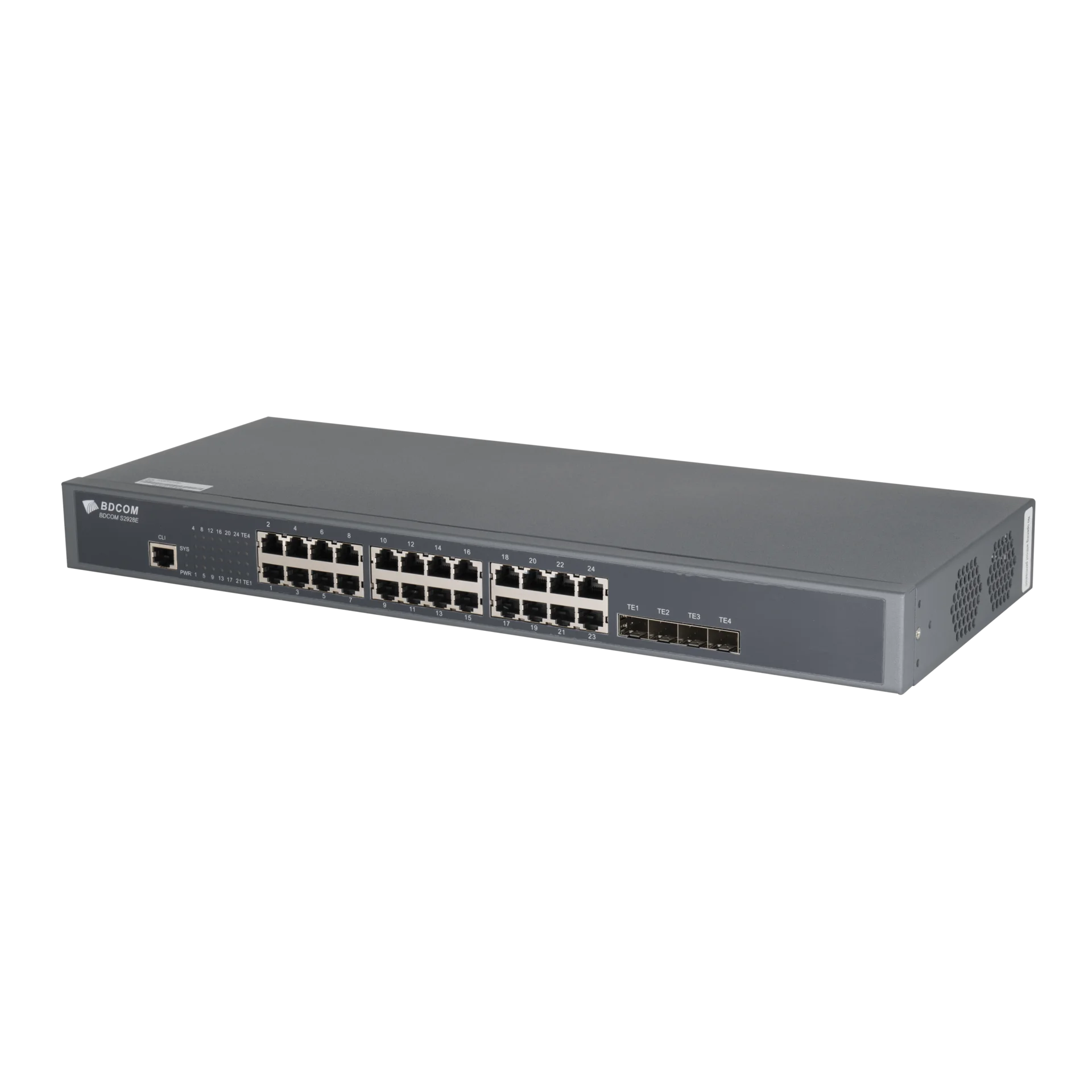Управляемый коммутатор уровня 3 BDCOM S2900-24T4X, 24x 10/100/1000Base ...