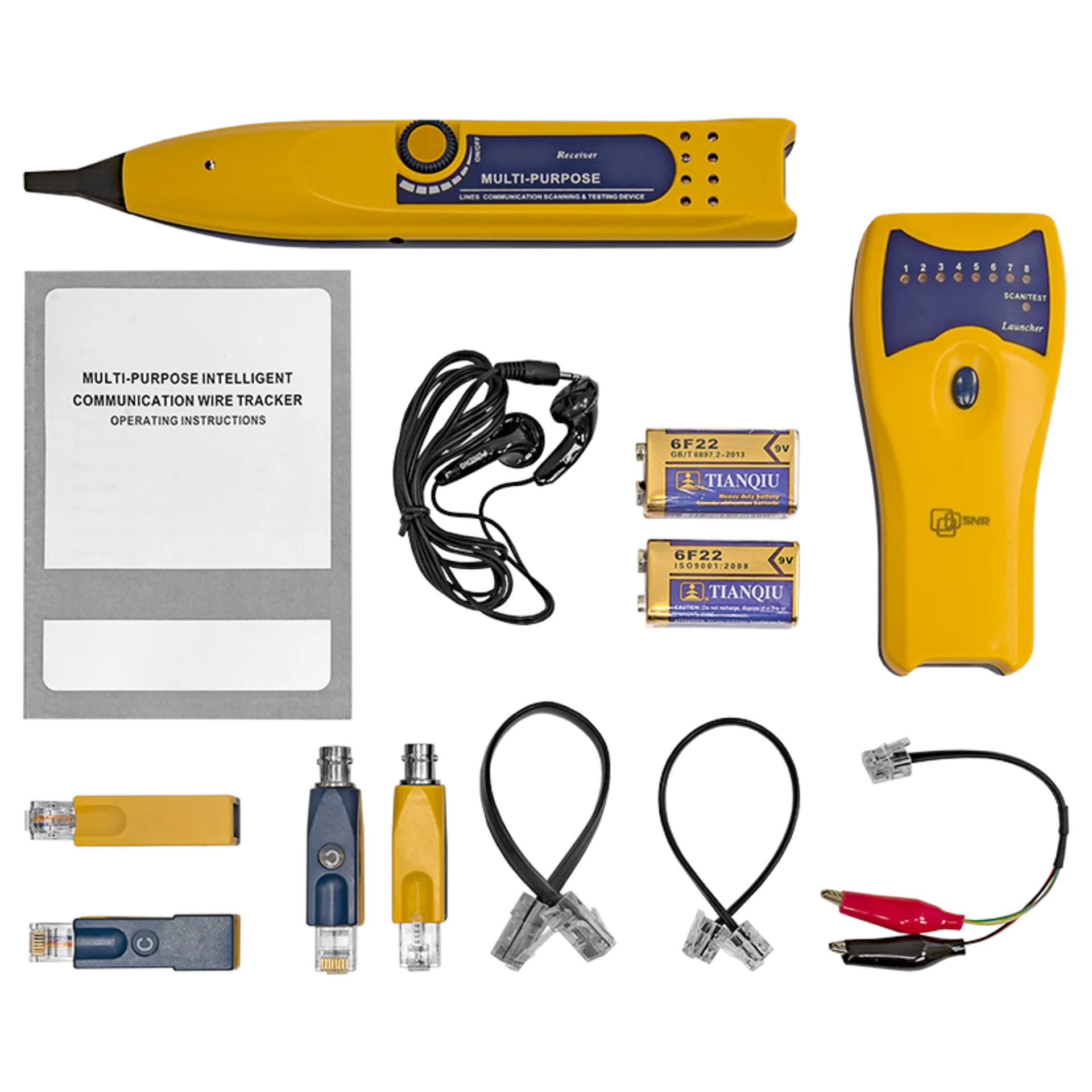 Линейный тестер с функцией поиска кабеля в пучке SNR-HT-522 купить в НАГ: цена, отзывы ...