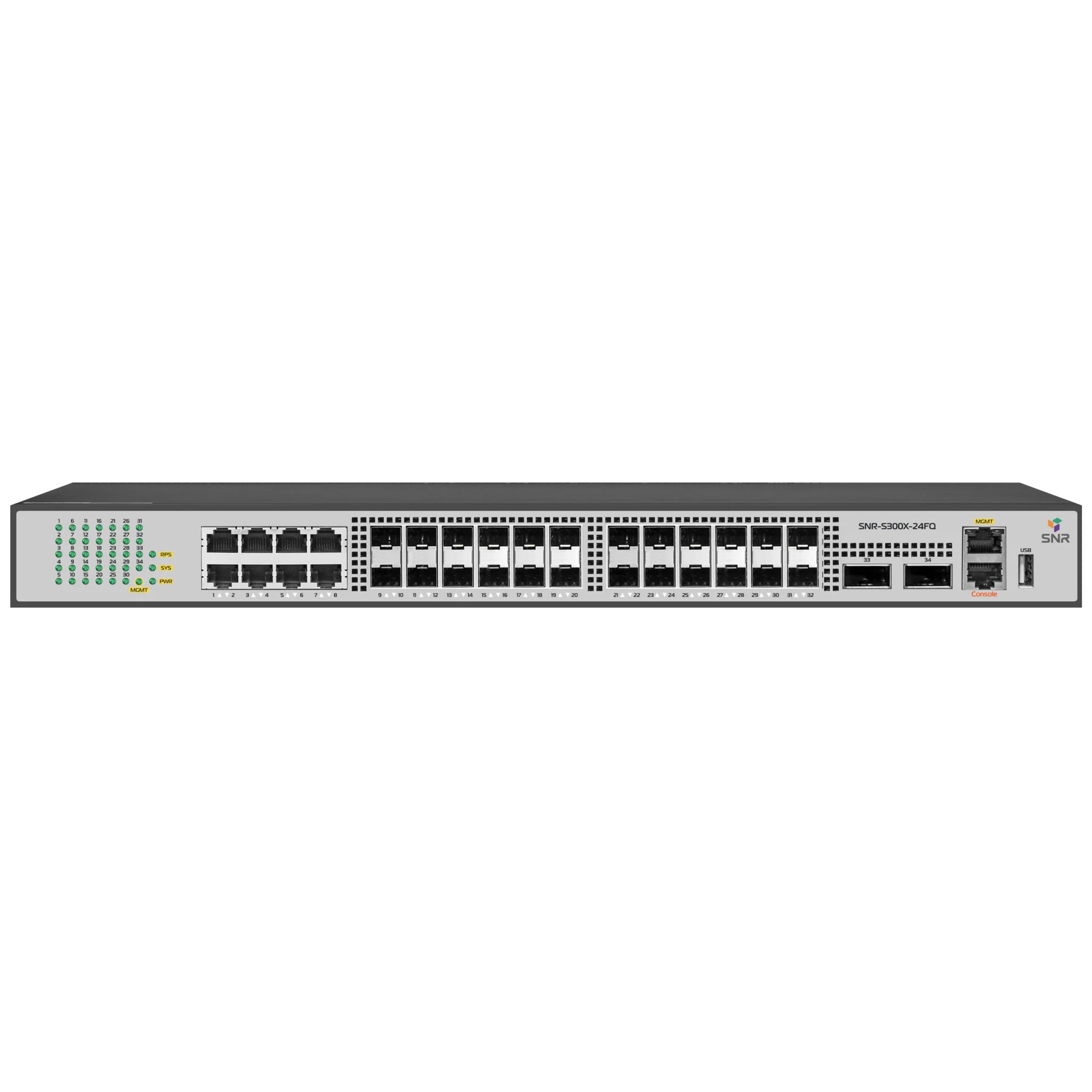 Управляемый коммутатор уровня 3 SNR-S300X-24FQ-2AC купить в НАГ: цена ...