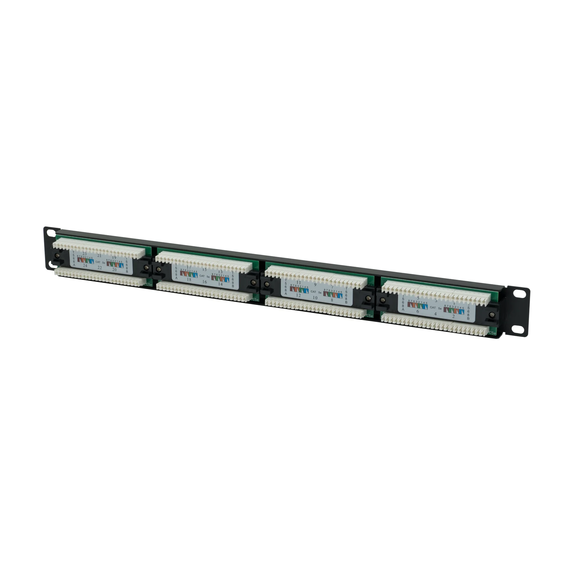 Коммутационная панель SNR, 19" неэкранированная, 1U, 24 порта, cat.5e ...