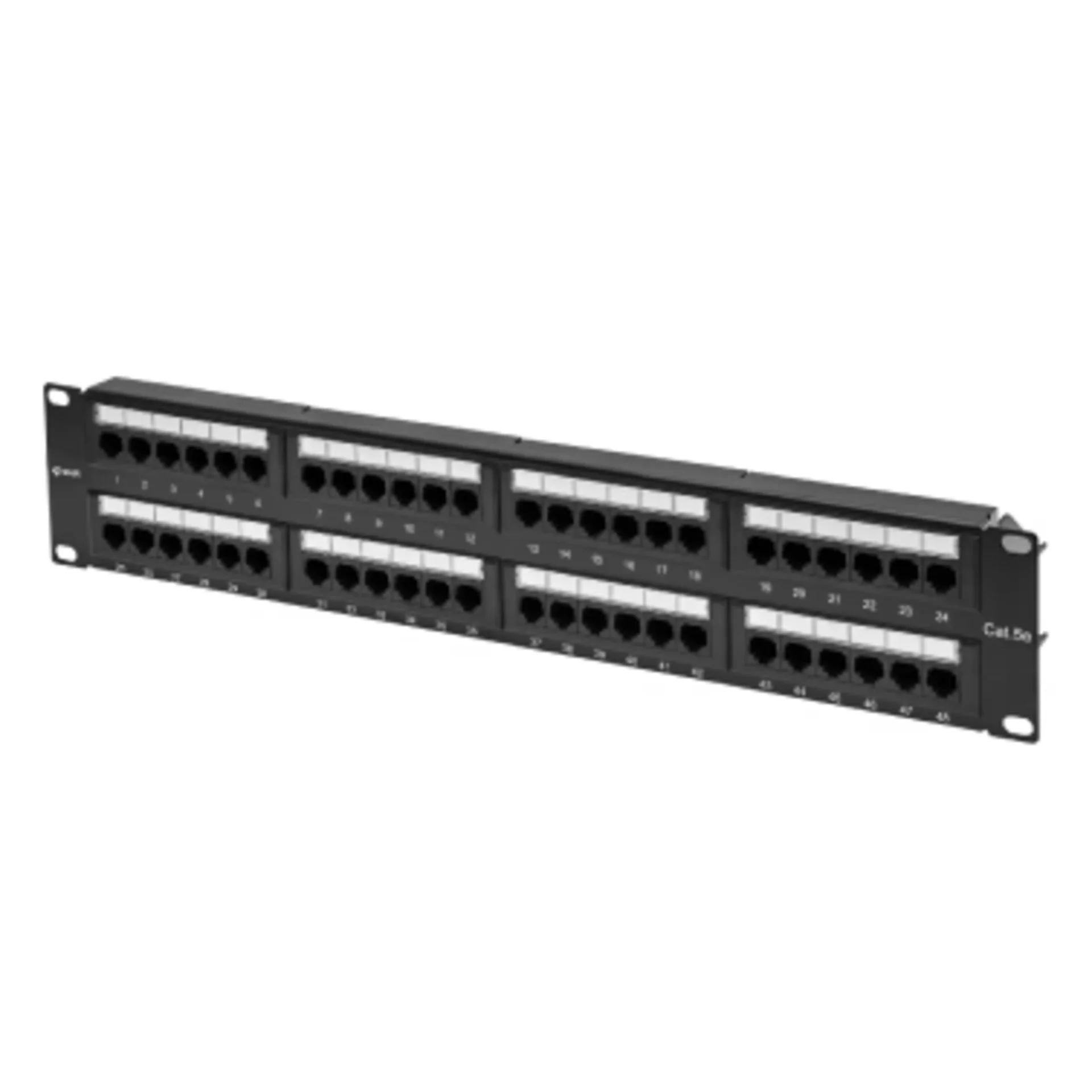 Коммутационная панель SNR, 19" неэкранированная, 2U, 48 портов, cat.5e ...