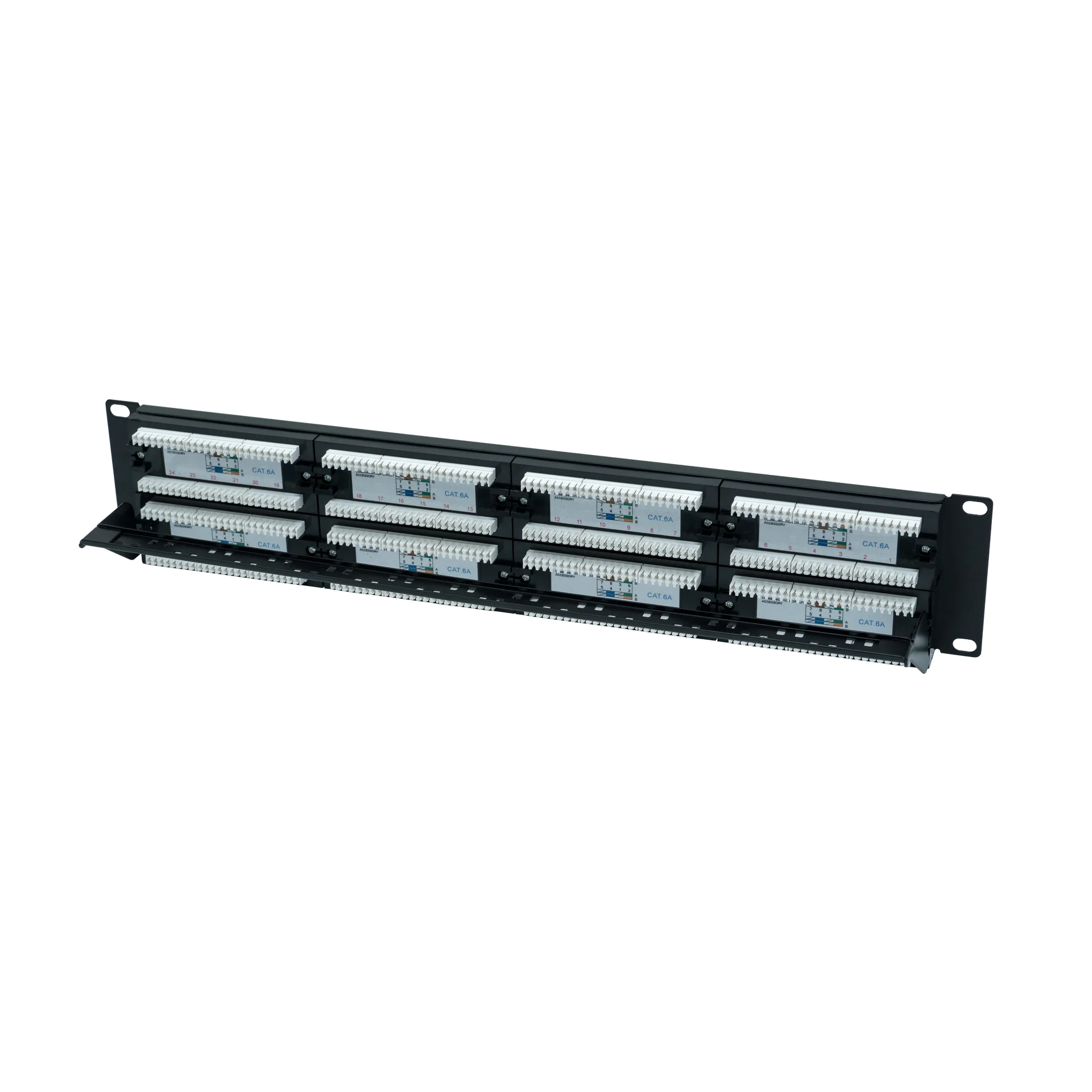 Коммутационная панель SNR, 19" неэкранированная, 2U, 48 портов, cat.6А ...